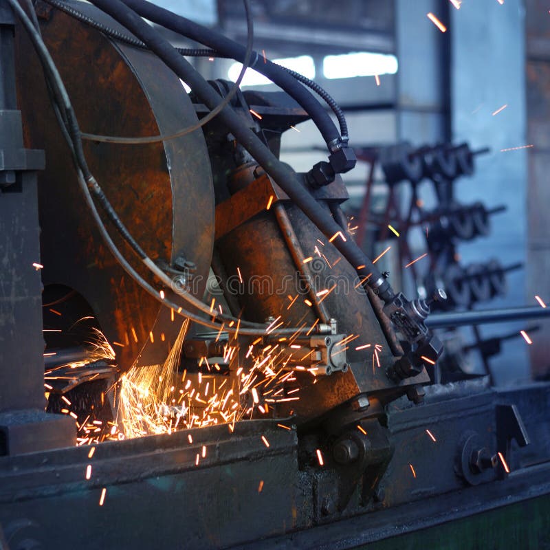 Machine grinding metal stock photo. Image of metal, angle - 12902966