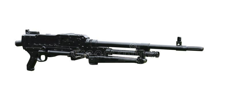 Machine Gun. stock image. Image of heavy, target, machine - 10131309