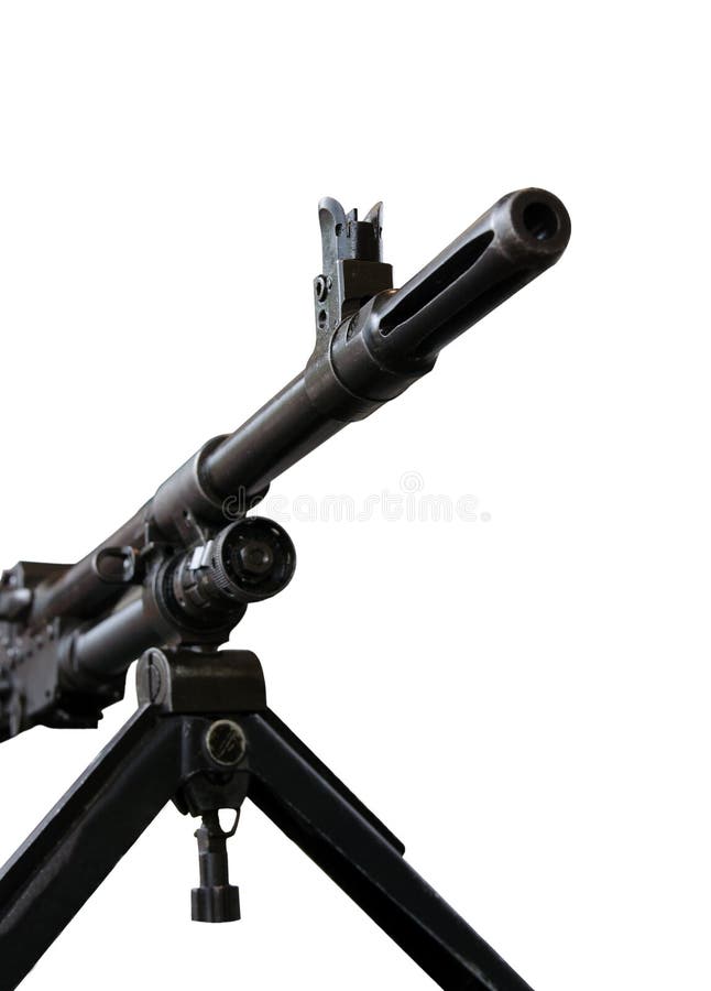 Machine Gun stock image. Image of rifle, army, weapon - 28531117