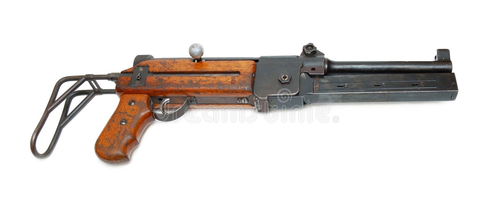 World War II Soviet Red Army Weapon Degtyaryov DP Machine Gun Isolated ...