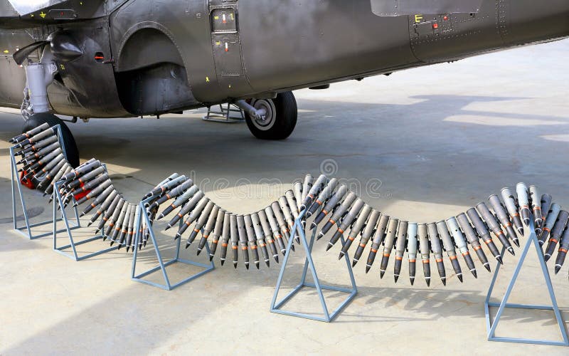 Automatic cannon shells stock photo. Image of mounted - 213731172