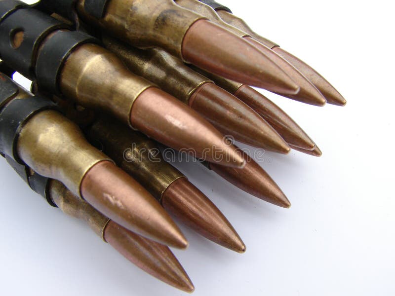 Machine Gun Bullets stock photo. Image of gimpy, bullets - 5204190