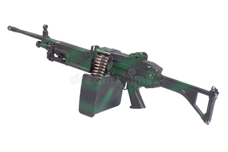 Machine gun stock photo. Image of isolated, swat, counter - 39974588