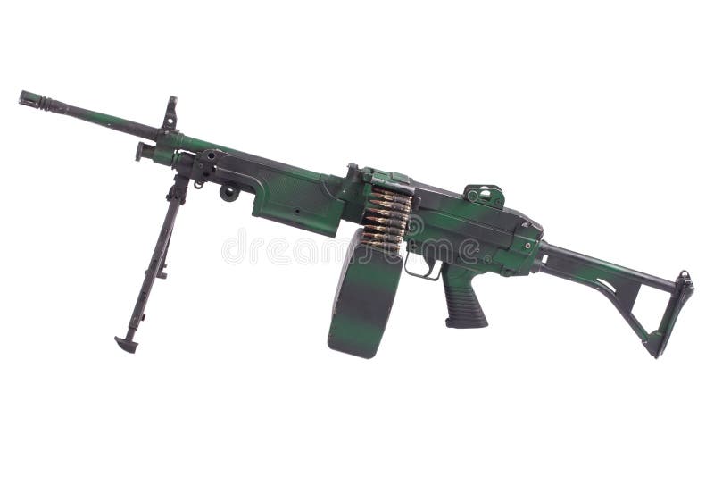 Machine gun stock photo. Image of forces, counter, white - 39974592