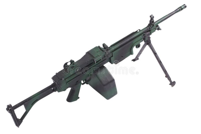 Machine gun stock image. Image of machinegun, black - 112435491