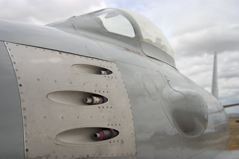 Machine Gun Jet Fighter stock image. Image of fast, aerodynamic - 351303