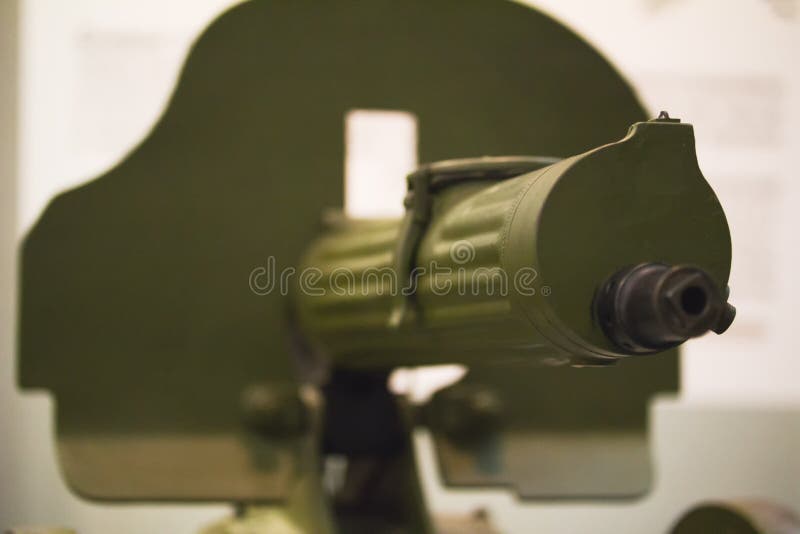 Machine Gun - Russian Weapon, Automatic Rifle Stock Photo - Image of ...