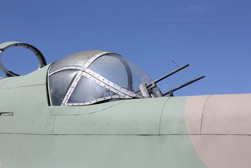 Aircraft Machine Gun Turret Stock Image - Image of world, defence: 20293357