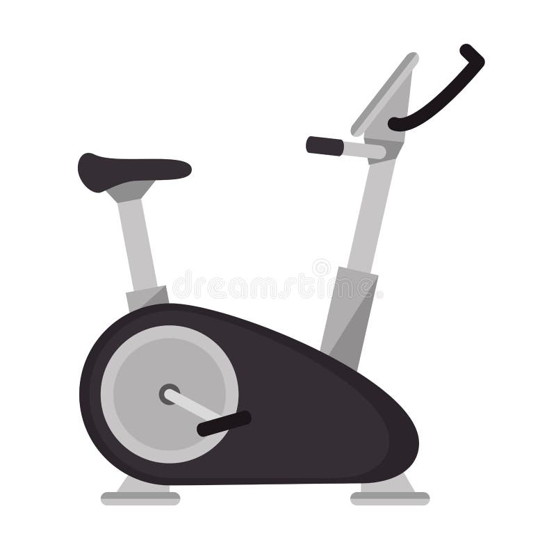 Machine gym equipment icon stock vector. Illustration of exercise ...