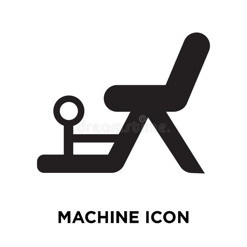 Machine Icon Vector Isolated on White Background, Logo Concept O Stock ...