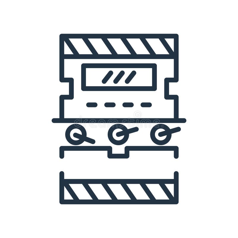 Machine Icon Vector Isolated on White Background, Machine Sign Stock ...