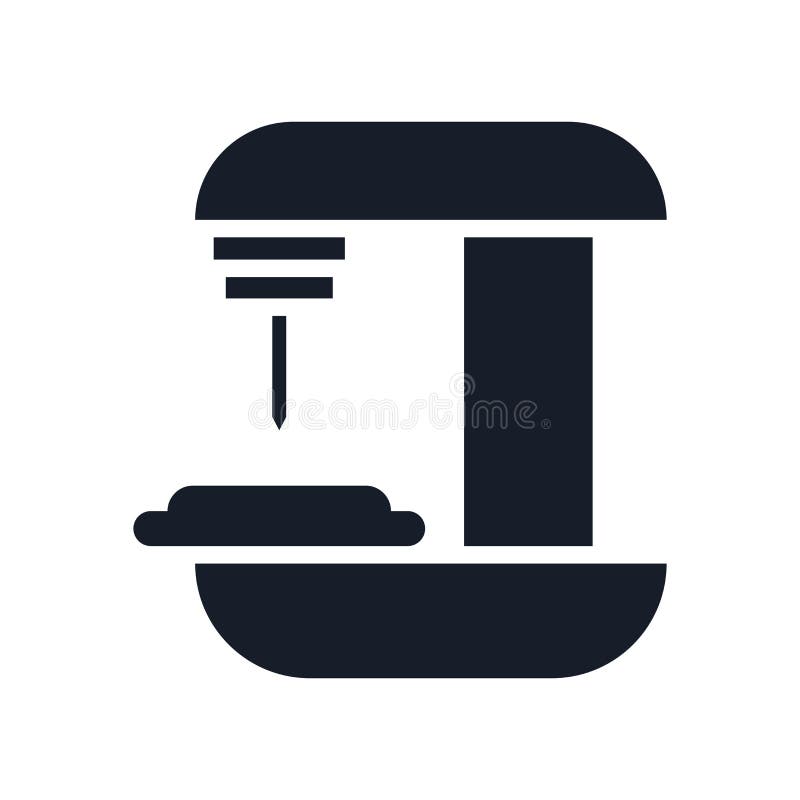 Machine Icon Vector Sign and Symbol Isolated on White Background ...
