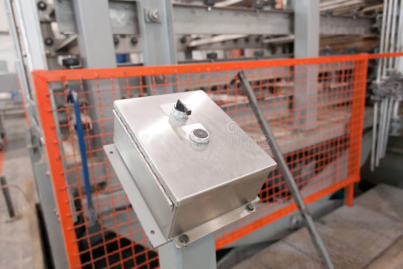 Machine ignition button stock photo. Image of machinery - 60390376