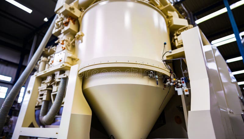 Machine that is Inside of Building Generative AI. Stock Illustration ...