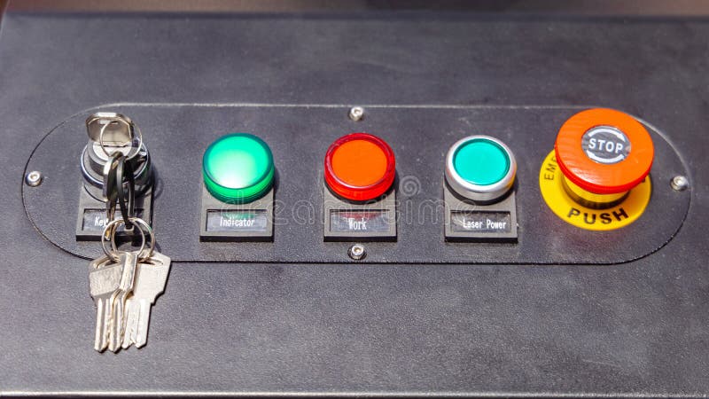 Machine Start Stop stock image. Image of electric, start - 221496157