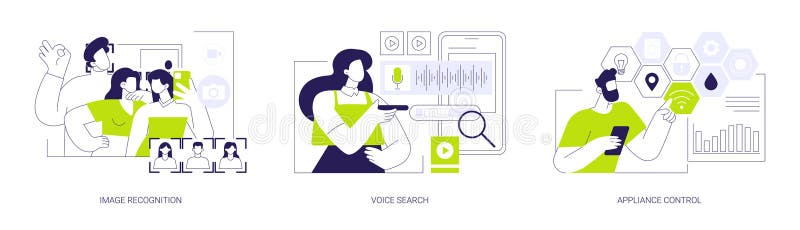 Machine Learning Abstract Concept Vector Illustrations. Stock ...