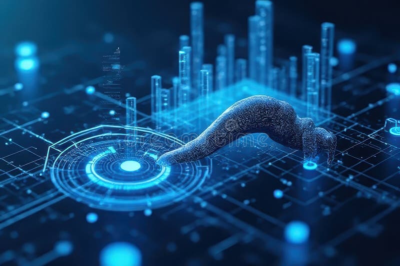 Machine Learning for AI-Powered Policy Guidance Stock Illustration ...