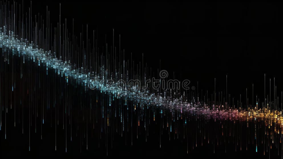Machine Learning Algorithm Processing Data Stock Illustration - Illustration of efficiency ...