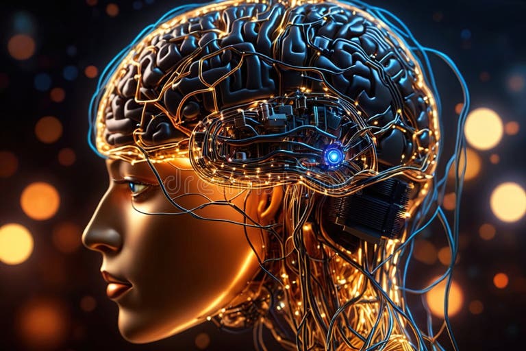 Machine Learning, Artificial Intelligence, AI, Deep Learning Blockchain Neural Network Concept ...