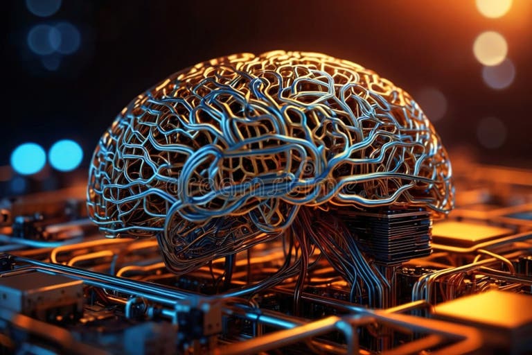 Machine Learning, Artificial Intelligence, AI, Deep Learning Blockchain Neural Network Concept ...