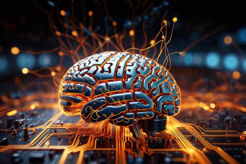 Machine Learning, Artificial Intelligence, AI, Deep Learning Blockchain Neural Network Concept ...