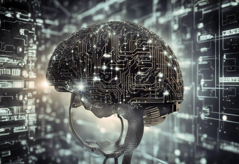 Machine Learning Artificial Intelligence Ai Deep Future Concept ...