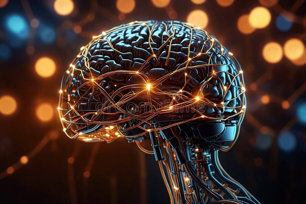 Machine Learning, Artificial Intelligence, AI, Deep Learning Blockchain Neural Network Concept ...