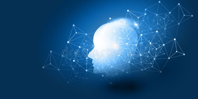 Machine Learning, Artificial Intelligence, Cloud Computing and Networks Design Concept with ...