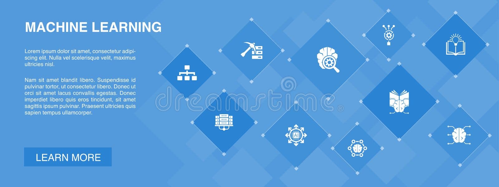 Machine Learning Infographic 10 Steps Stock Vector - Illustration of infograph, data: 159340454