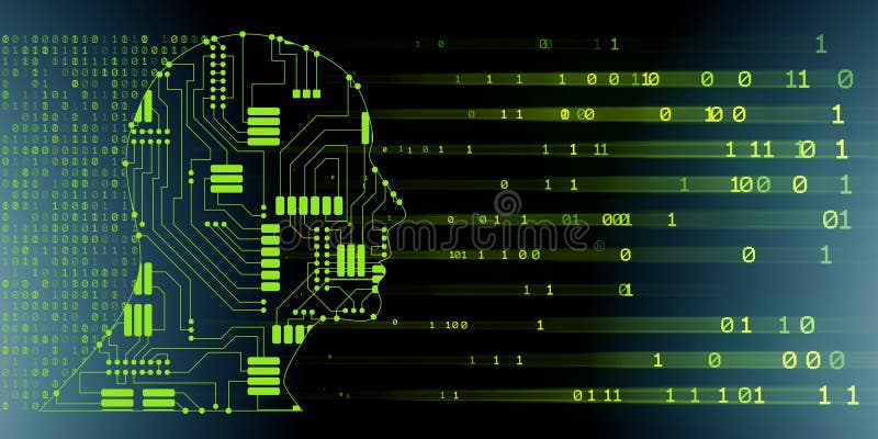 The Machine Learning And Cognitive Computing 3d Rendering Stock Illustration Illustration Of