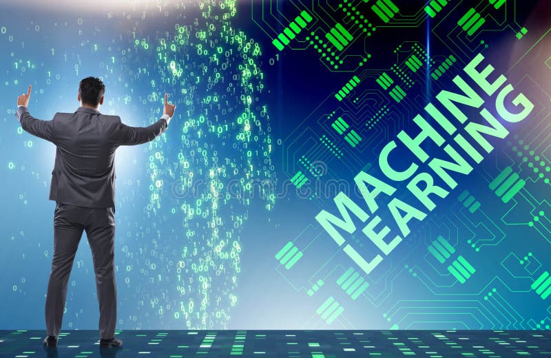 Machine Learning Concept As Modern Technology Stock Photo - Image of ...