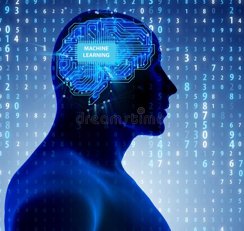 Machine Learning Concept - 3d Rendering Stock Illustration ... Machine Learning Concept - 3d Rendering Stock Illustration ...