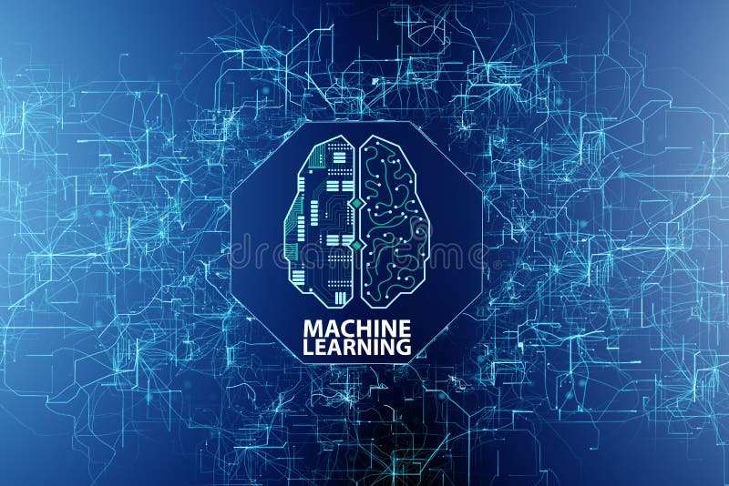 The Machine Learning Concept - 3d Rendering Stock Illustration ... The Machine Learning Concept - 3d Rendering Stock Illustration ...