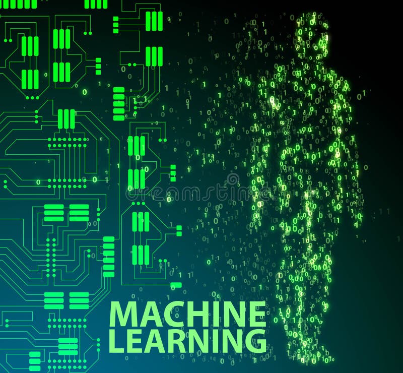 Machine Learning Concept - 3d Rendering Stock Illustration ... Machine Learning Concept - 3d Rendering Stock Illustration ...