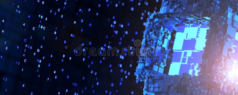 Machine Learning. Data Background. Big Data. Database. Abstract ...