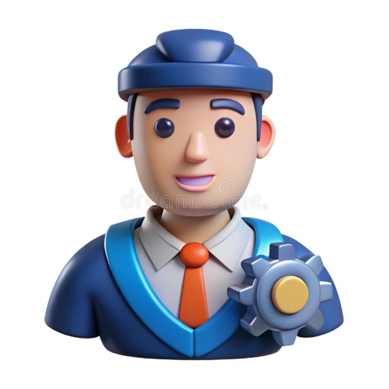 Machine Learning Engineer 3D Icon Stock Illustration - Illustration of ...