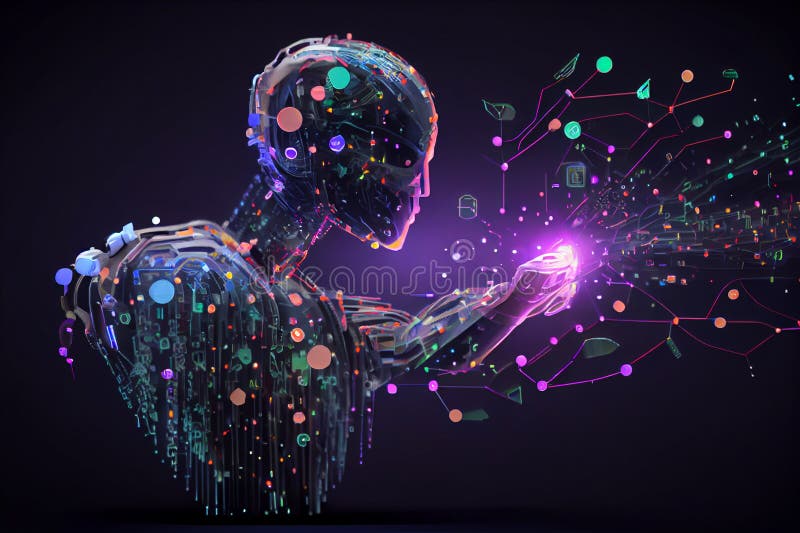 Machine Learning. Hand Touch a Robot on Network and Binary Data ...