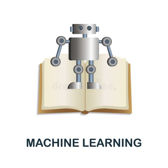 Machine Learning Icon. 3d Illustration from Data Science Collection ...