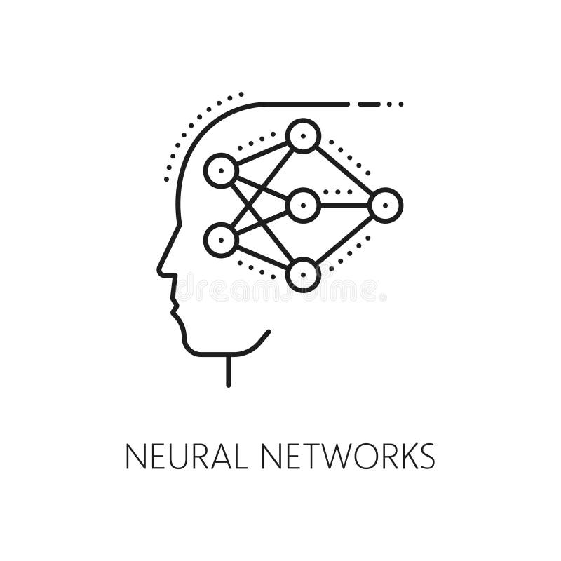 Machine Learning Color Line Icons, AI Algorithm Stock Vector ...