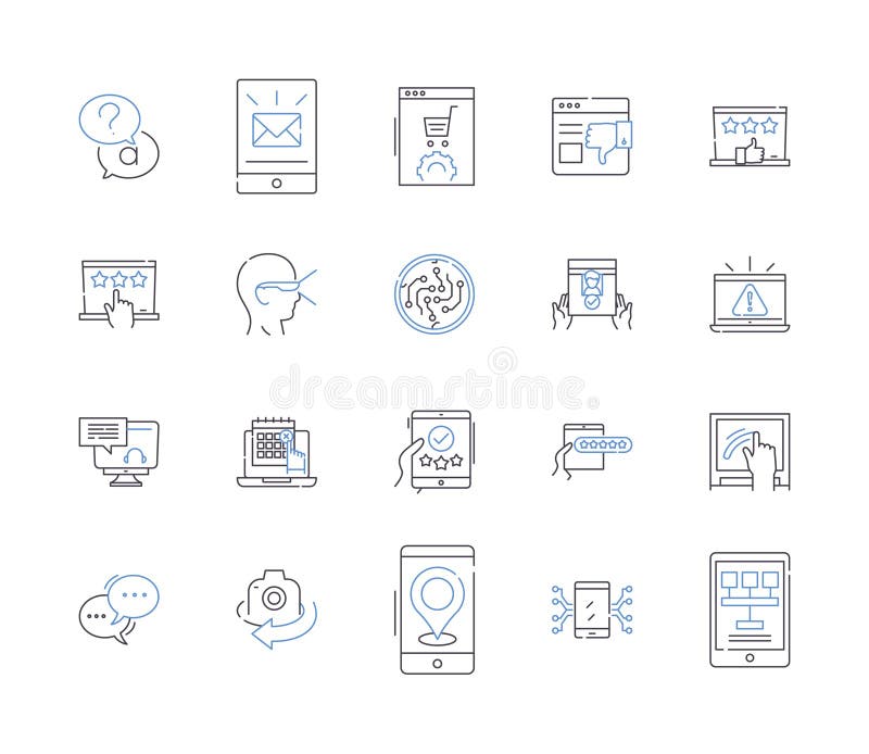 Machine Learning Outline Icons Collection. Machine, Learning, AI ...