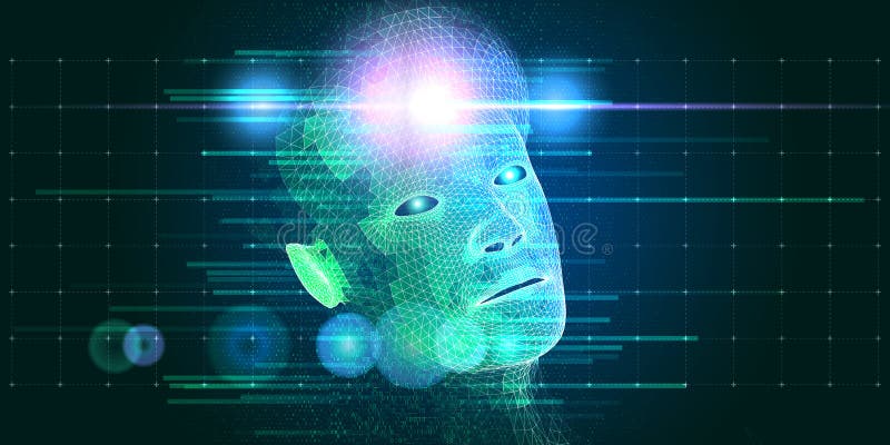 Machine Learning Flow Data. Abstract Analysis Infographics Purple ...