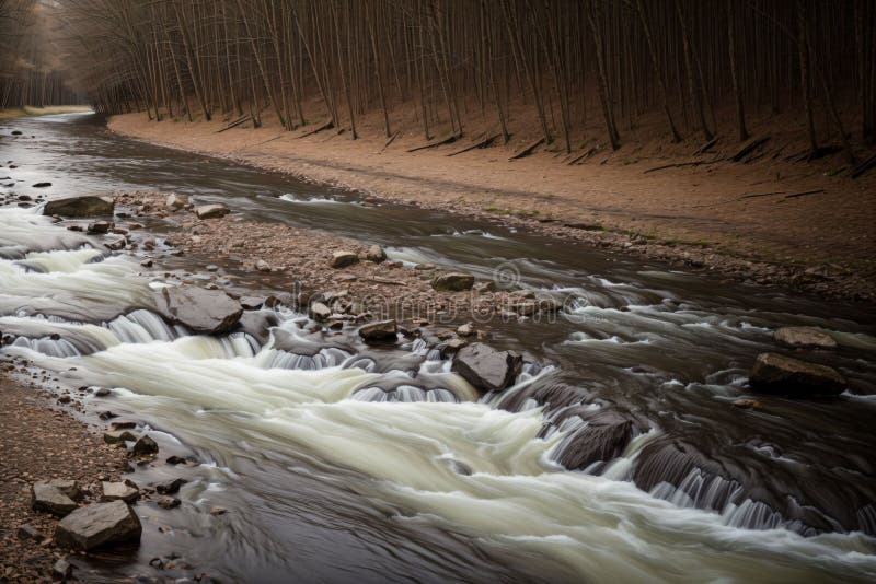 Machine Learning Predicts River Flow Mitigates Flood Damage Stock ...