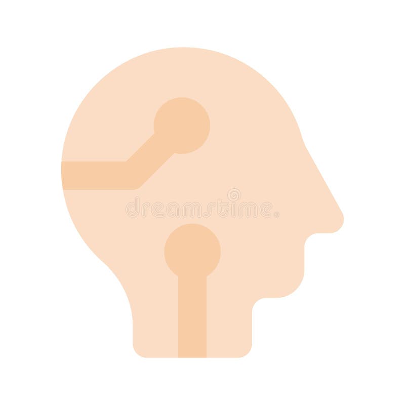 Machine Learning Process, Concept Icon of Cybernetics Stock Vector ...