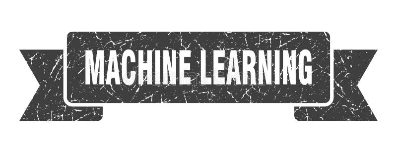 Machine Learning Ribbon. Machine Learning Grunge Band Sign Stock Vector ...