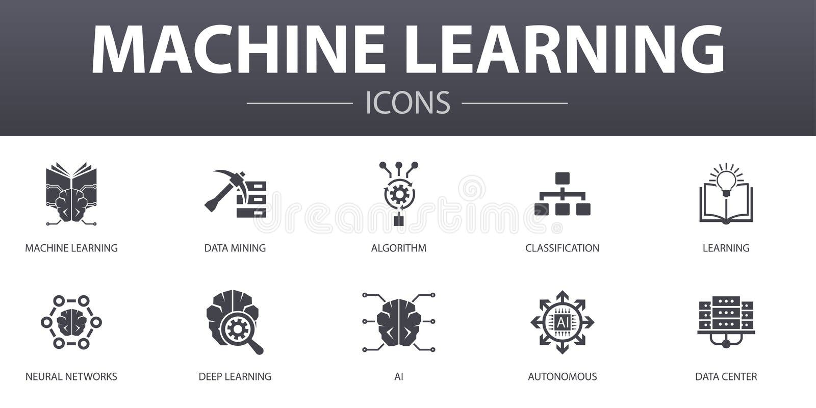 Machine Learning Infographic 10 Steps Stock Vector - Illustration of ...