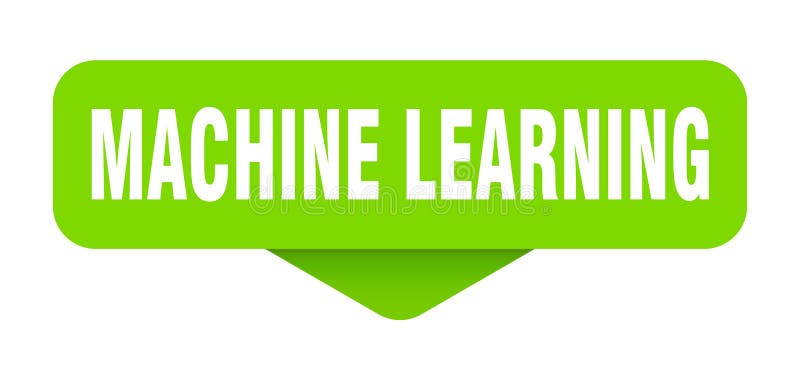 Machine Learning Sticker. Machine Learning Sign on Transparent ...