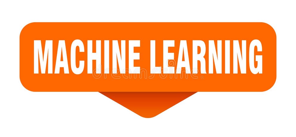 Machine Learning Sticker. Machine Learning Sign on Transparent ...