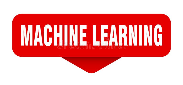 Machine Learning Sticker. Machine Learning Sign on Transparent ...
