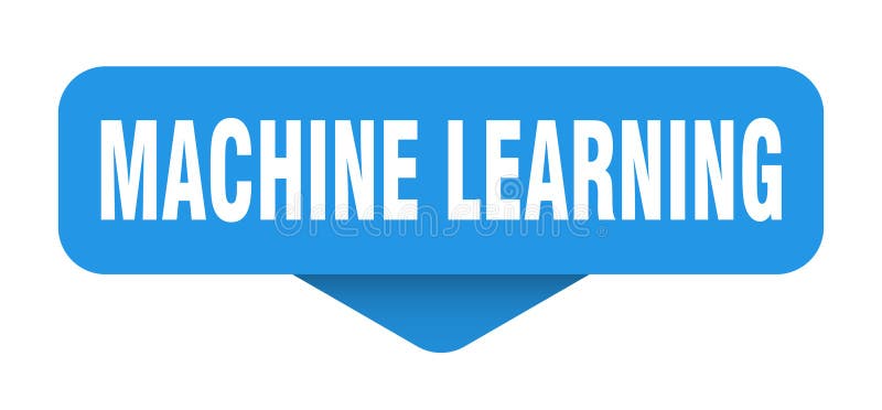 Machine Learning Sticker. Machine Learning Sign on Transparent ...