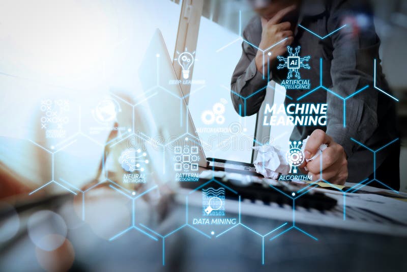 Businessman Hand Working with New Modern Computer and Smart Phone and ...